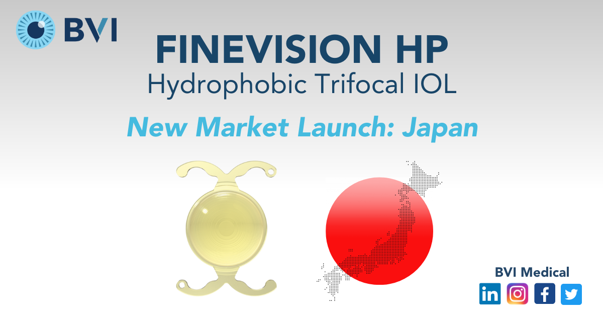 BVI launches FINEVISION HP, a novel hydrophobic trifocal IOL based on ...